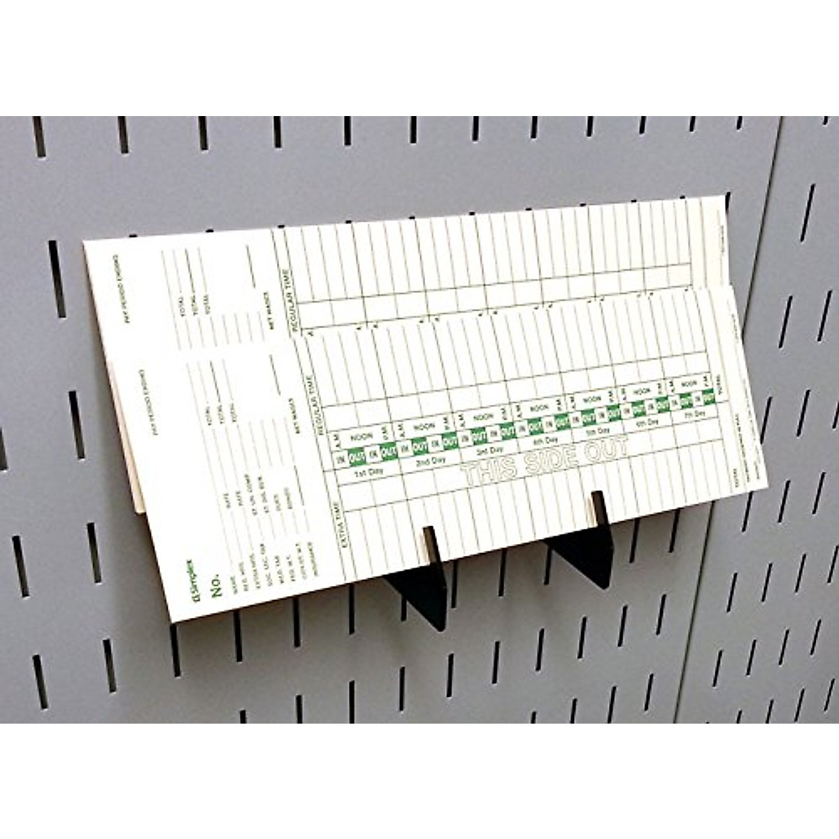 Wall Control Pegboard Slotted Metal Pegboard Bracket Pair Accessory Pack for Wall Control Pegboard and Slotted Tool Board – Black