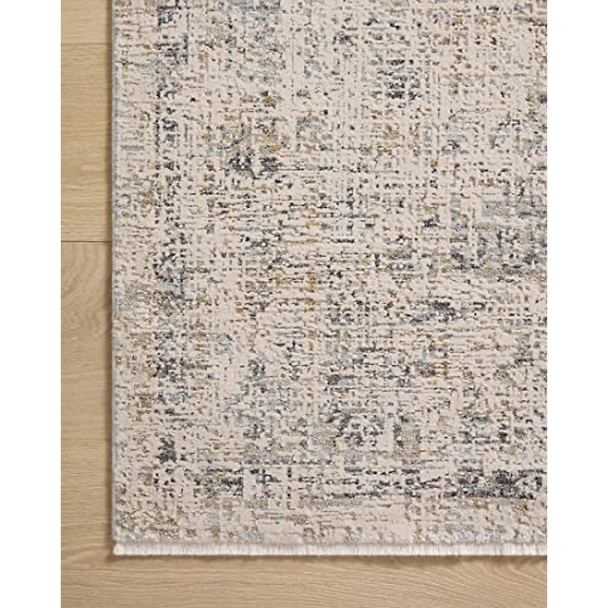 Amber Lewis x Loloi Alie Collection ALE-02 Sand / Sky, Traditional 18" x 18" Sample Rug