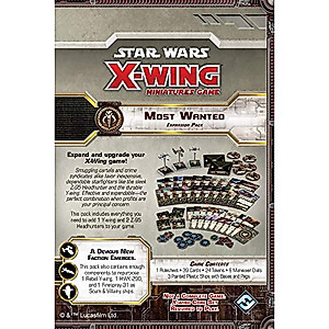 Star Wars X-Wing 1st Edition Miniatures Game Most Wanted EXPANSION PACK | Strategy Game for Adults and Teens | Ages 14+ | 2 Players | Average Playtime 45 Minutes | Made by Atomic Mass Games