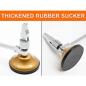 LDEXIN 23.6" (60cm) Circular Glass Cutter with Suction Cup, Adjustable Compasses Type Glass Circle Cutting Tool