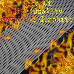 ZSHJGJR Carbon Arrow Shafts - 12Pcs 30 inch Pure Carbon Arrows Shaft, Spine 300 350 400 500 600 Straightness ±0.003 ID 4.2mm / 6.2mm DIY Hunting Target Practice Arrows for Compound Recurve Bow