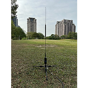 GRA-750B 7-56MHz Wideband Broadband HF Vertical Mobile Antenna, 120W(SSB), 40W(FM), 48.03 inch, PL259