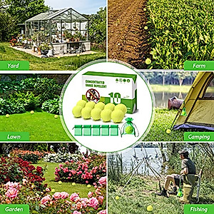 MAGIC CAT 10 Pack Snake Repellent for Yard Powerful, Snake Away Repellent Pet Safe for Yard Lawn Garden Camping Fishing, Natural Plant Formula Repellent Balls for Outdoor & Indoor Snake Control