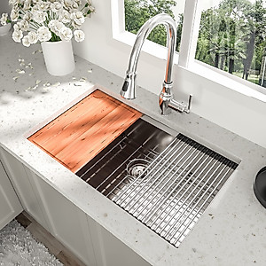 32 Undermount Kitchen Sink - Beslend 32x19 Inch Undermount Sink Ledge Workstation Kitchen Sink Stainless Steel 16 Gauge 10 Inch Deep Single Bowl Kitchen Sink with Accessories