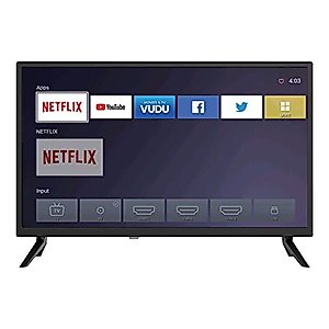 Supersonic SC-2416STV 24" DLED HD Smart TV with Built in ATSC & NTSC