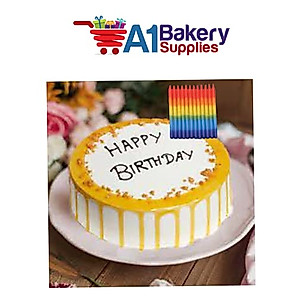Party Candles Birthday Candles Cake Topper Candles (Rainbow)