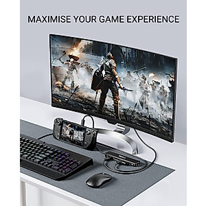 USB C Hub 4K 60Hz, Dockteck 7-in-1 USB C PD Ethernet Hub Dongle with 4K 60Hz HDMI, 1Gbps Ethernet, 100W PD, 2 USB 3.0, SD/Micro SD for MacBook Air/Pro M1 2020, iPad Pro 2021, iPad Mini 6 and More