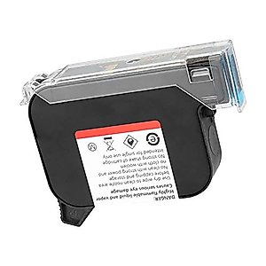 TIKTONER Original Ink Cartridge for 1580p1 Handheld Inkjet Printer Durable Quick Dry Replacement 42ml Ink Cartridge (Black)