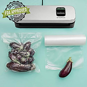 POTANE 6 Pack 11"x20'(3Rolls) and 8"x20' (3Rolls)Thickened Vacuum Sealer Bags , Smell-Proof, Puncture Prevention, Heavy duty for POTANE, Food Saver, Seal a Meal, Weston. Commercial Grade, BPA Free, Great for Vacuum storage,Meal Prep or Sous Vide