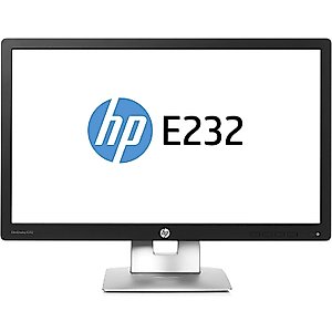 HP EliteDisplay E232 23-Inch Monitor (M1N98A8#ABA) IPS w/LED backlight, 1920x1080 @60Hz, 96PPI (Renewed)