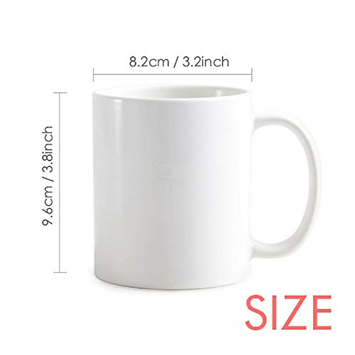 Greek Alphabet Phi Black silhouette Mug Pottery Ceramic Coffee Porcelain Cup Tableware