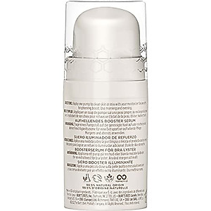 Burt's Bees Vitamin C Turmeric Face Serum, Brightens Skin & Visibly Reduces Dark Spots, Fine Lines & Wrinkles, Naturally Hydrating, Lightweight - Brightening Booster Serum (1 oz)