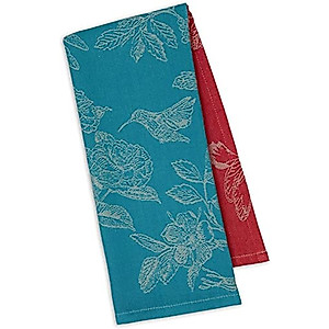 Hummingbird Kitchen Towels | Set of 3 Cotton Decorative Towels for Dish and Hand Drying | 18 inch x 28 inch