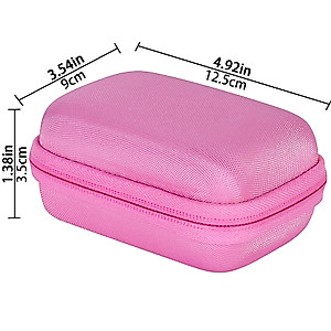co2CREA Hard Case Compatible with CAMKORY/Lecran/KODAK PIXPRO/VAHOIALD/AiTechny Digital Camera Video Camera, Pink