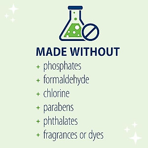 Dr. Brown's Natural Flow Anti-Colic Options+ Narrow Glass Baby Bottles, 4 oz/120 mL, with Level 1 Slow Flow Nipple, 2-Pack, 0m+ & Fragrance-Free Dish Soap, 16oz