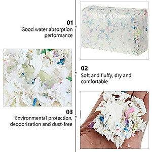 balacoo 450G Hamster Cage Bedding Liner Guinea Pig Cage Litter Box Liners Small Animal Paper Bedding Bunny Bedding Odor Control for Small Pet