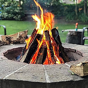 The Original Vertical Fire Pit Grate, Chiminea, Kiva Fireplace Firewood - Low Smoke, Big Flames, High Heat …