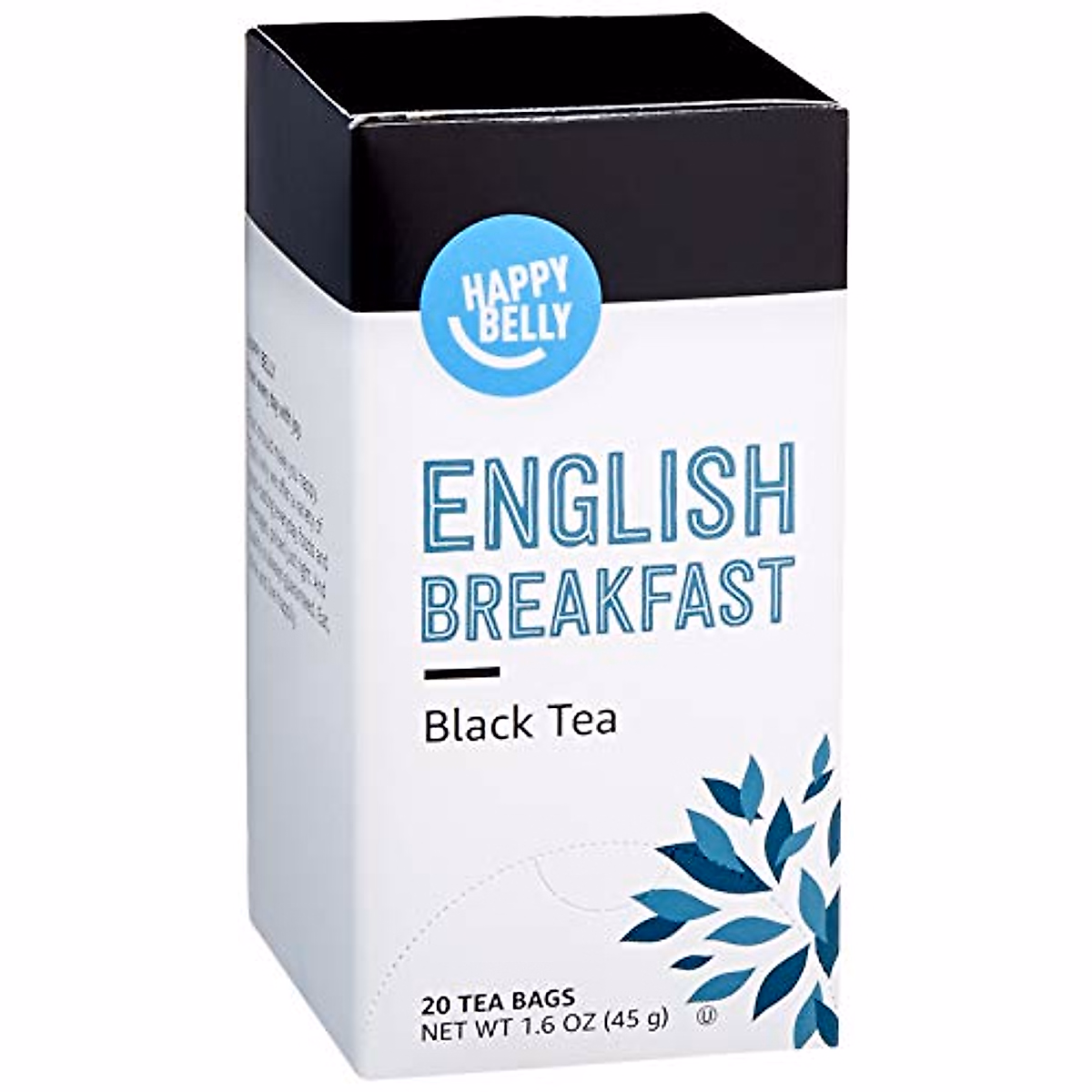 Amazon Brand - Happy Belly English Breakfast Tea Bags, 20 Count (Pack of 1)