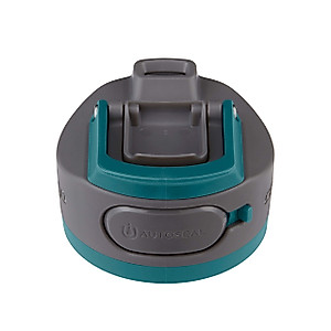 Contigo AUTOSEAL Cortland 24oz Water Bottle, BPA-Free Plastic, Spill, Leak-Proof Lid, and Carry Handle, Dishwasher Safe, Spirulina, 24 Ounce (Pack of 1)