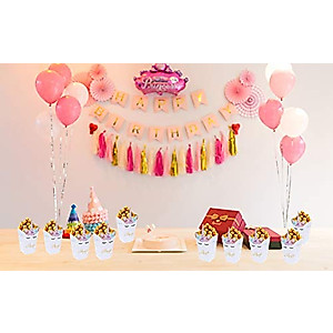 Sumerk 12 Pack Unicorn Popcorn Boxes Snack Boxes Candy Boxes Unicorn Party Favor Boxes Party Food Cookie Containers Baby Shower Birthday Party Decorations Supplies
