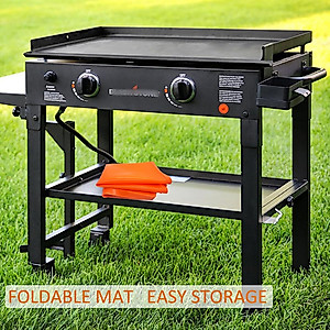 Philoxia Griddle Mat for Blackstone 28" Inch Griddle,Silicone Griddle Cover for Blackstone,Blackstone Griddle Accessories,Heavy Duty Food Grade Silicone Grill Cover (28in Full Cover)