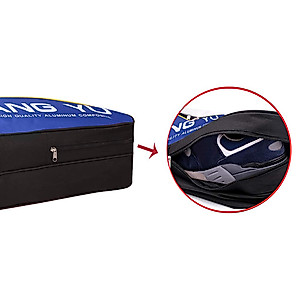 Badminton Racket Bag Tennis Racket Single Shoulder Badminton Bags 4 to 6 Racquet Backpack Big Capacity Waterproof Tennis Bag for Men Women Youth and Adult