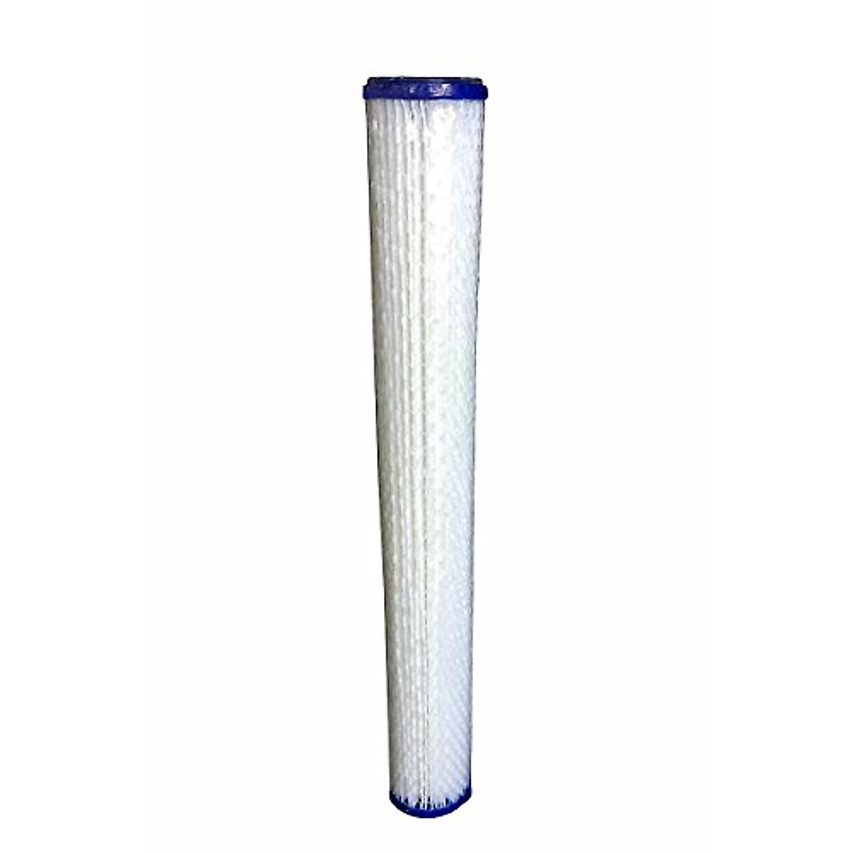 WFD, WF-PE2020 2.5-inch x 20-inch Pleated Sediment Water Filter Cartridge, fits in 20-inch Standard Size housings of Filtration Systems (2 Pack, 20 Micron)