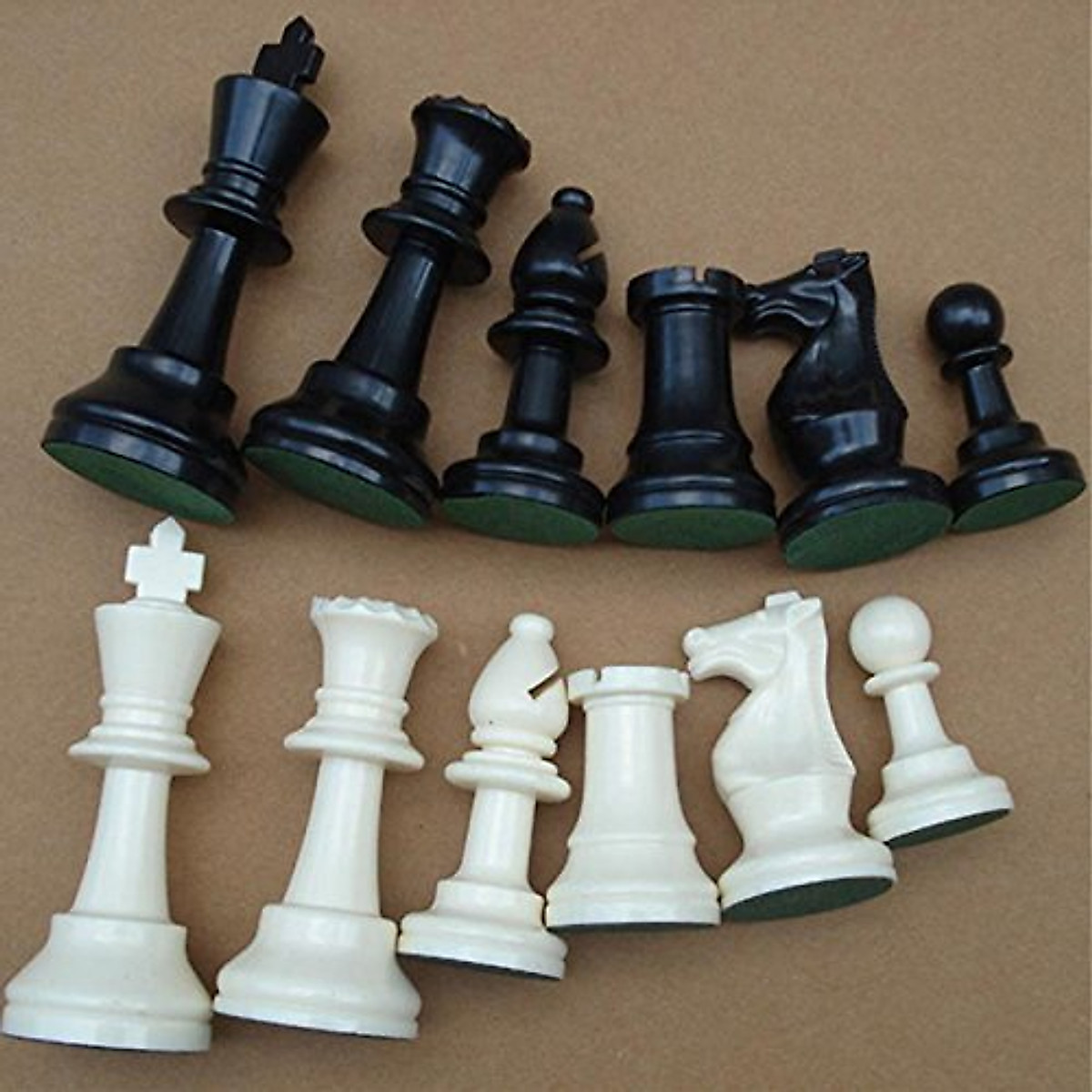 YB-OSANA 3-inch / 75mm King's Height Chess Pieces Chess Set Pieces Only – No Board Unweighted Tournament Chess Pieces Ony Complete Set of 32 Chess Pieces (3 inch)