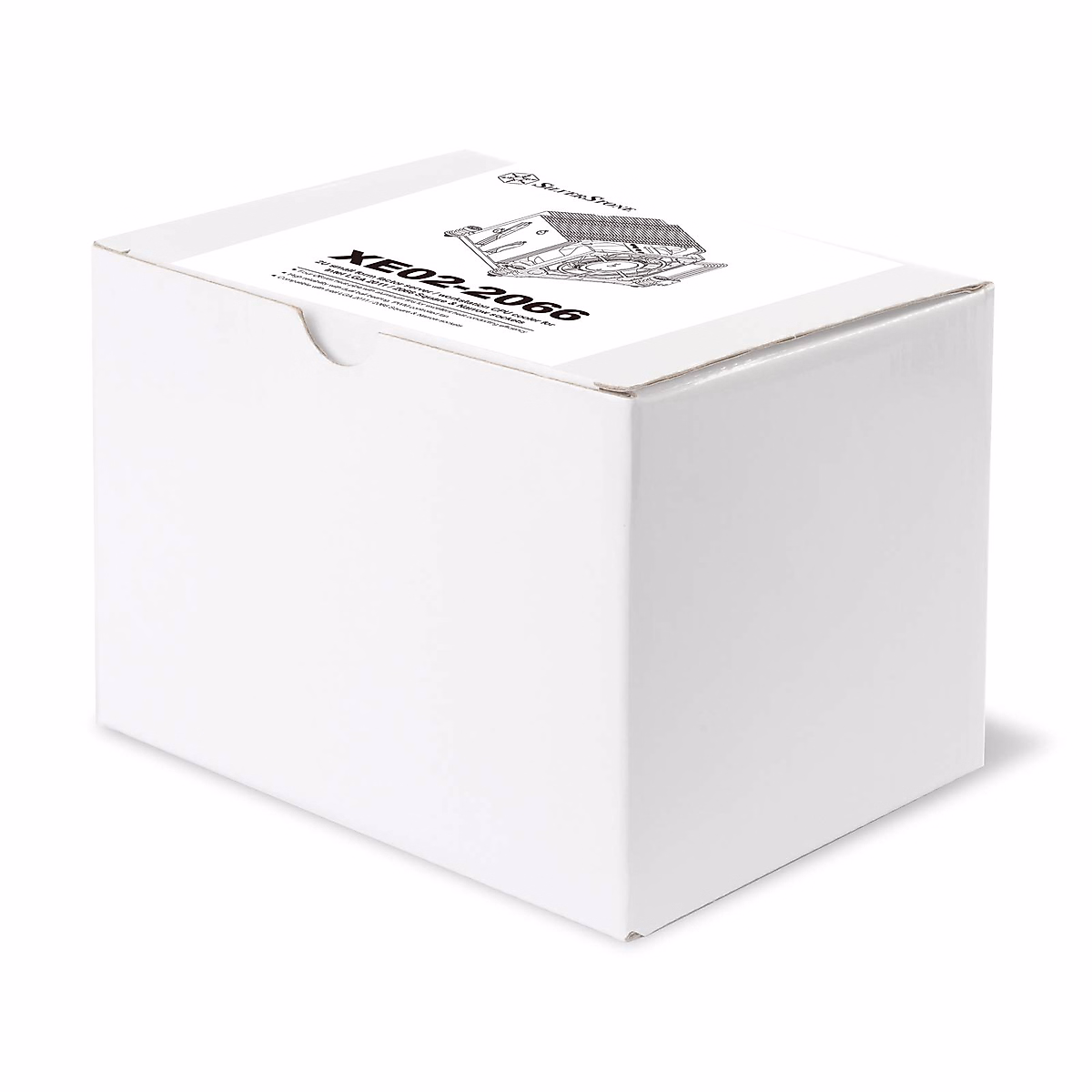 SilverStone Technology XE02-2066, CPU Cooler, 2U, Server, Workstation, Intel LGA 2011/2066 Square & Narrow sockets, SST-XE02-2066