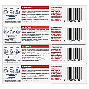Fixodent Pure Strength Secure Denture Adhesive Cream for Full and Partial Denture Wearers, 2.4oz (Pack of 4)