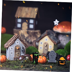 ORFOFE 24 Pcs Mini Figures Halloween Charms Miniature Things Resin Miniatures for Crafts