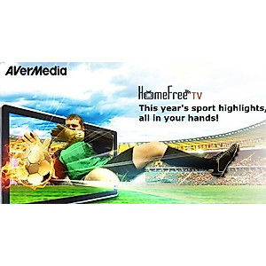 AVerMedia AVerTV Volar Hybrid Q, USB TV Tuner, ATSC, Clear QAM HDTV & FM Radio, Supports Windows 10 (H837)