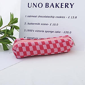 GGOOB Pencil Case Aesthetic School Supplies Small Pencil Case Pencil Pouch Aestheti Pencil Case Preppy Pencil Case (Pink)