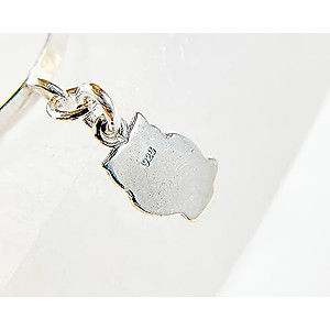 Silver Owl Charm Ring, Smooth or Textured Band, Bird Animal Pet Lovers Gift, Stackable Band, Size 5 6 7 8, Jewelry Inspirations