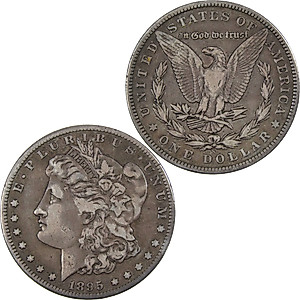 1895 S Morgan Dollar VF Very Fine 90% Silver $1 US Coin SKU:I3876