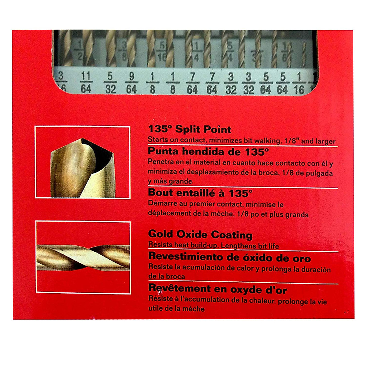 Skil 21-Pack Gold Oxide Twist Drill Bit Set #98021