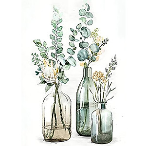 VeGuude Diamond Painting Kits for Adults - Three VasesDIY 5D Diamond Art Kits Full Drill Diamond Dots Paintings with Diamonds Gem Art and Crafts Home Decor 12x16inch