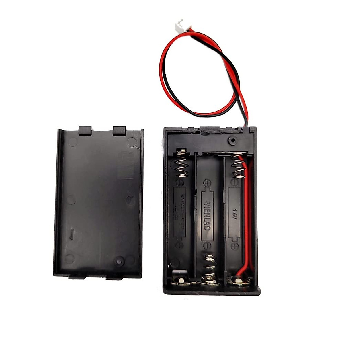 ShangHJ 3 Cell AAA Battery Holder Case Cover Storage Box with ON/Off Switch PH2.0 JST Connector Male 15cm Cable 3.3-4.5V (Pack of 6 Pieces)