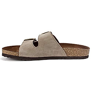 WHITE MOUNTAIN Shoes Helga Women's Sandal, LTTAUPE/Suede, 10 M