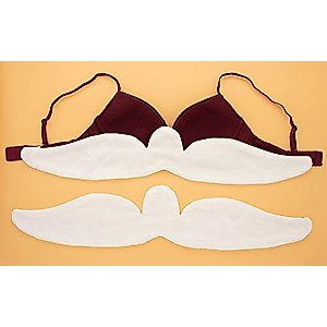 Brushed Cotton on Both Sides - Bra Liners for Sweating Rash Boob Sweat Liner Cotton Pads – 3PCS White