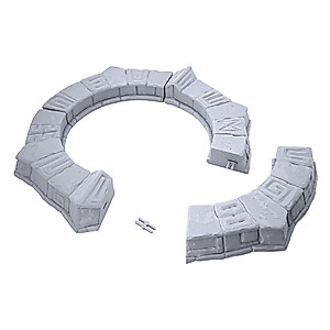 EnderToys Forgotten Circular Temple by Makers Anvil, 3D Printed Tabletop RPG Scenery and Wargame Terrain for 28mm Miniatures