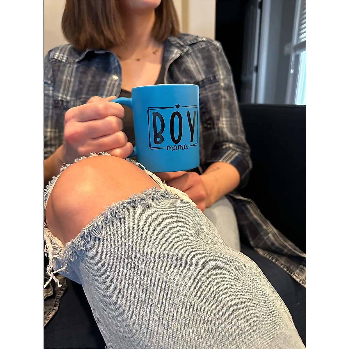 #BOYMOM | Boy Mom | 11 OZ Matte Custom Boy Mama Coffee Mug - Mom Mug - New Mom Cup Mother of Boys Wine Tumbler Best Mom Coffee Mug Tumbler