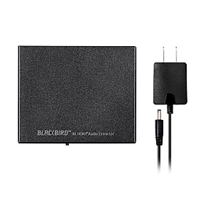 Monoprice Blackbird 4K HDMI Audio Extractor - 18Gbps, HDCP 2.2, 4K@60Hz, YCbCr 4:4:4, Digital And Analog Out