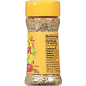 Dash Salt-Free Seasoning Blend, Lemon Pepper, 2.5 Ounce