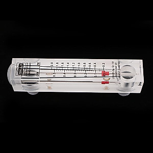 Milageto Water Liquid Meter Tool Instrument Rotameter Panel Mounted, Clear, 0.05-0.5GPM