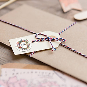 Youdian Custom Stickers Personalized Stickers Lables for Businesses Logo and Name,Birthday Party Baby Candy Candle Gift Boxes Wedding Favors Labels Thank You Stickers (Vinyl Stickers)