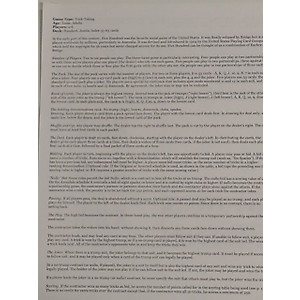 Bicycle Six Handed 500 Card Deck