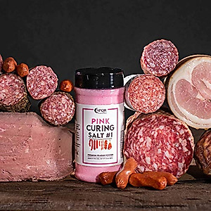 Curing Salt No.1. Quick Cure Premium Prague Powder XL 1.5 Pound Bottle by SPQR Seasonings