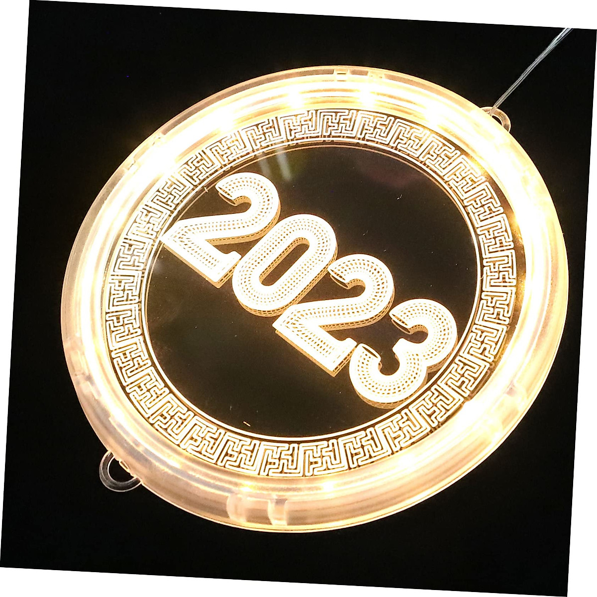 DOITOOL 2023 Lights Color Lights Curtain Lights Christmas Silhouette Light Christmas Sucker Light Christmas Window Hanging Lights Decoration Window Trim Holiday Lights White Acrylic Led