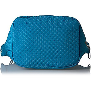 Vera Bradley Women's Microfiber Carson Hobo Satchel Purse, Bahama Bay, One Size